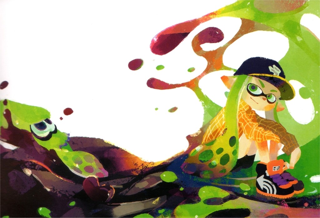 Splatoon Ikasu Artbook – Fangirl.eu